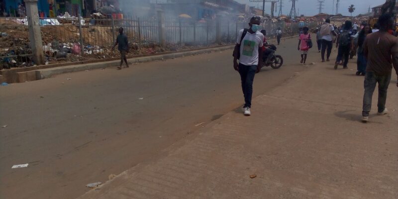 Air Pollution @ Red-Light Market Area, Regular Burning Of Garbage ...