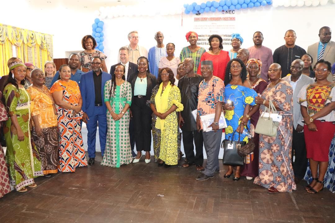 The United Nations In Liberia Commends NEC For Signing MOU To Govern ...