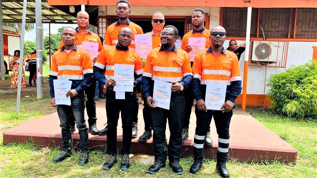 ArcelorMittal Liberia Graduates Eight Additional Liberian Train Drivers ...
