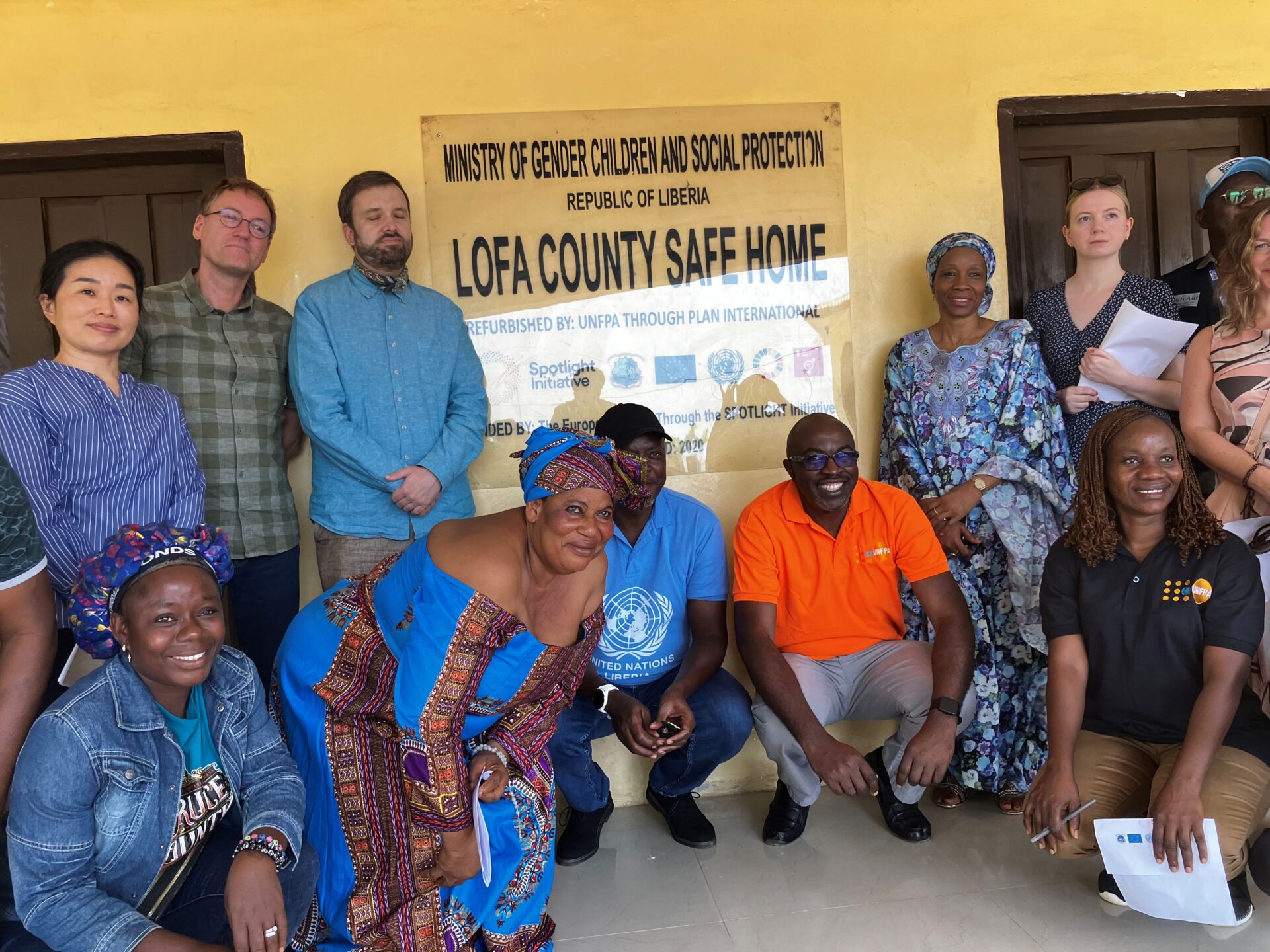 UN/EU High Level Delegation Visits Lofa County Safe Home - News Public ...