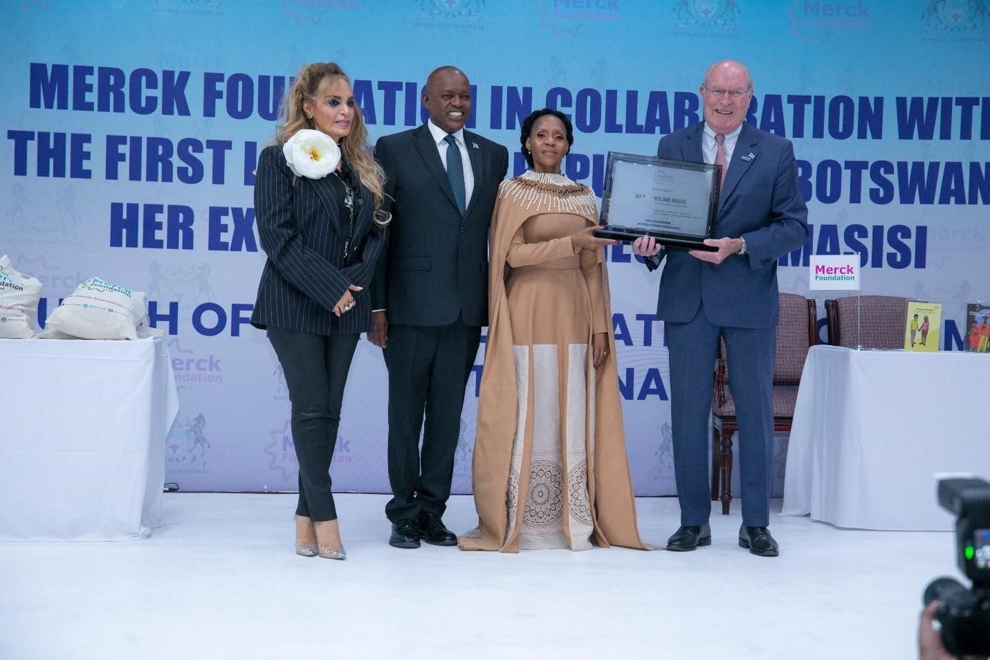 Merck Foundation Chairman & CEO meet Botswana Pres. & First Lady To ...