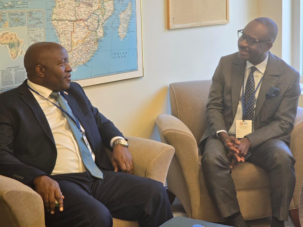 On The Sidelines Of World Bank Meeting In Washington: Ngafuan Makes ...