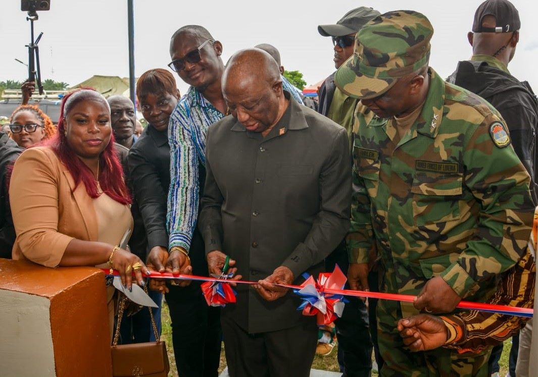 CIC Boakai Boosts Liberian Army’s Morale: Dedicates 3 Refurbished ...