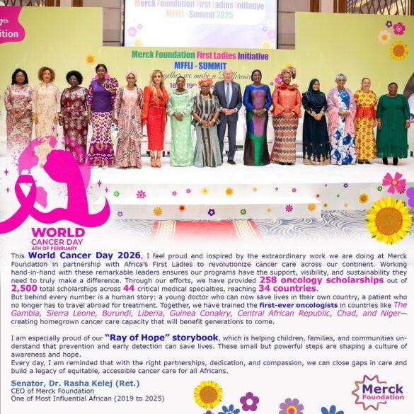 Merck Foundation CEO Together With African First Ladies Mark ‘World ...